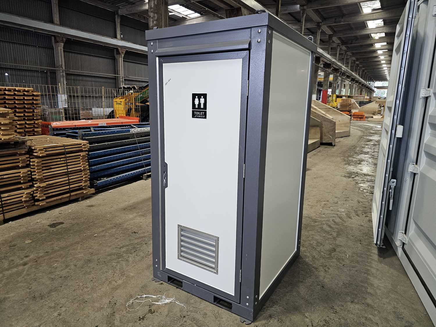 Unused Single Toilet Block