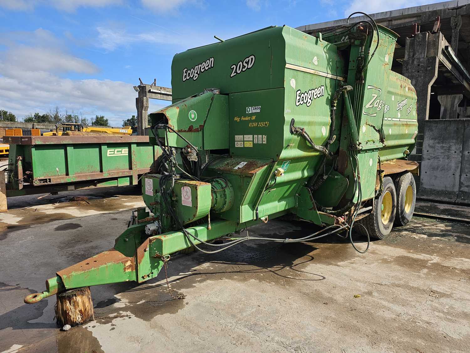 Lot 304 - 2008 Zago Eco Green 20MC Twin Axle PTO