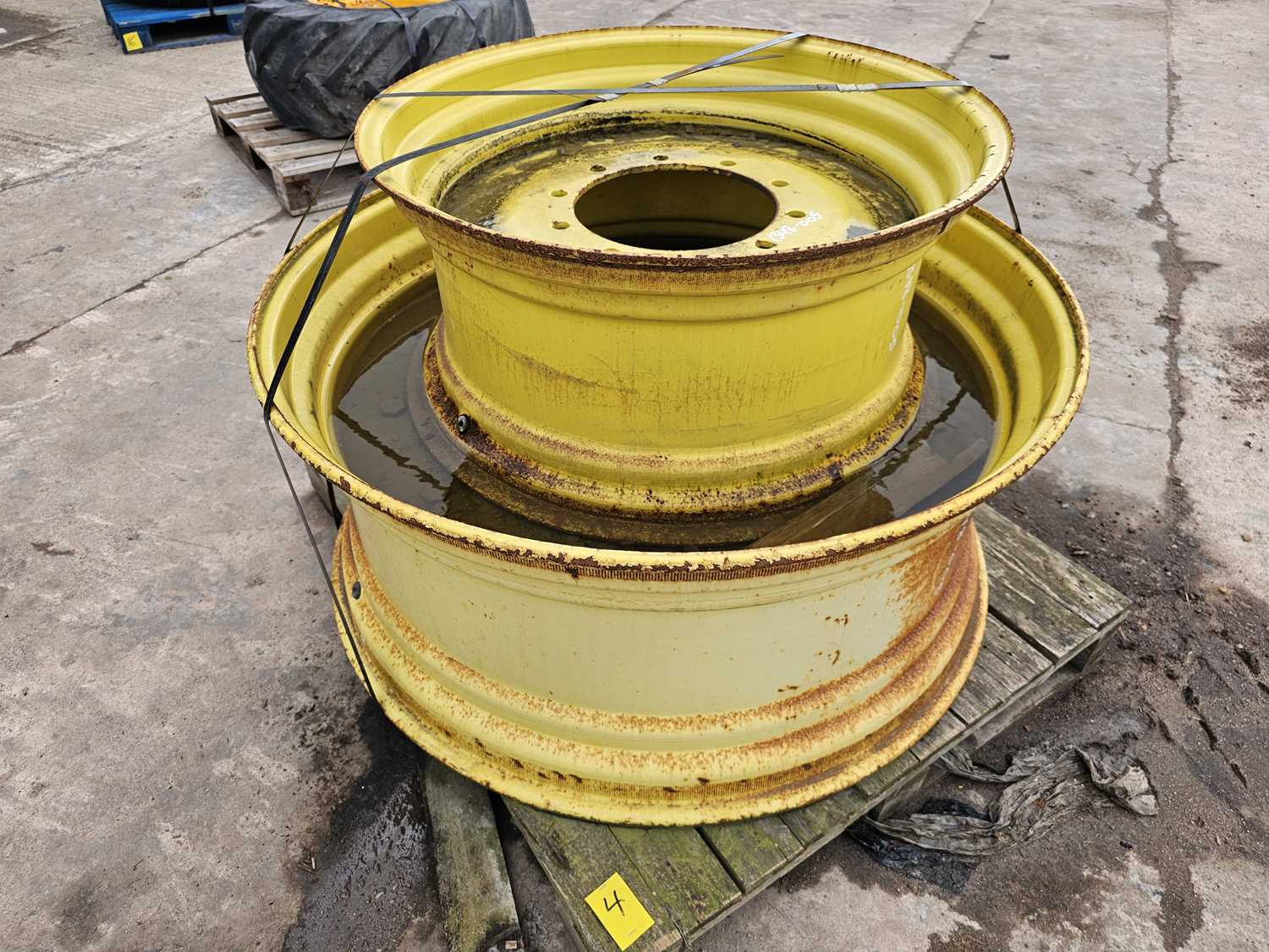 John Deere Tractor Wheel Rims (2 of)