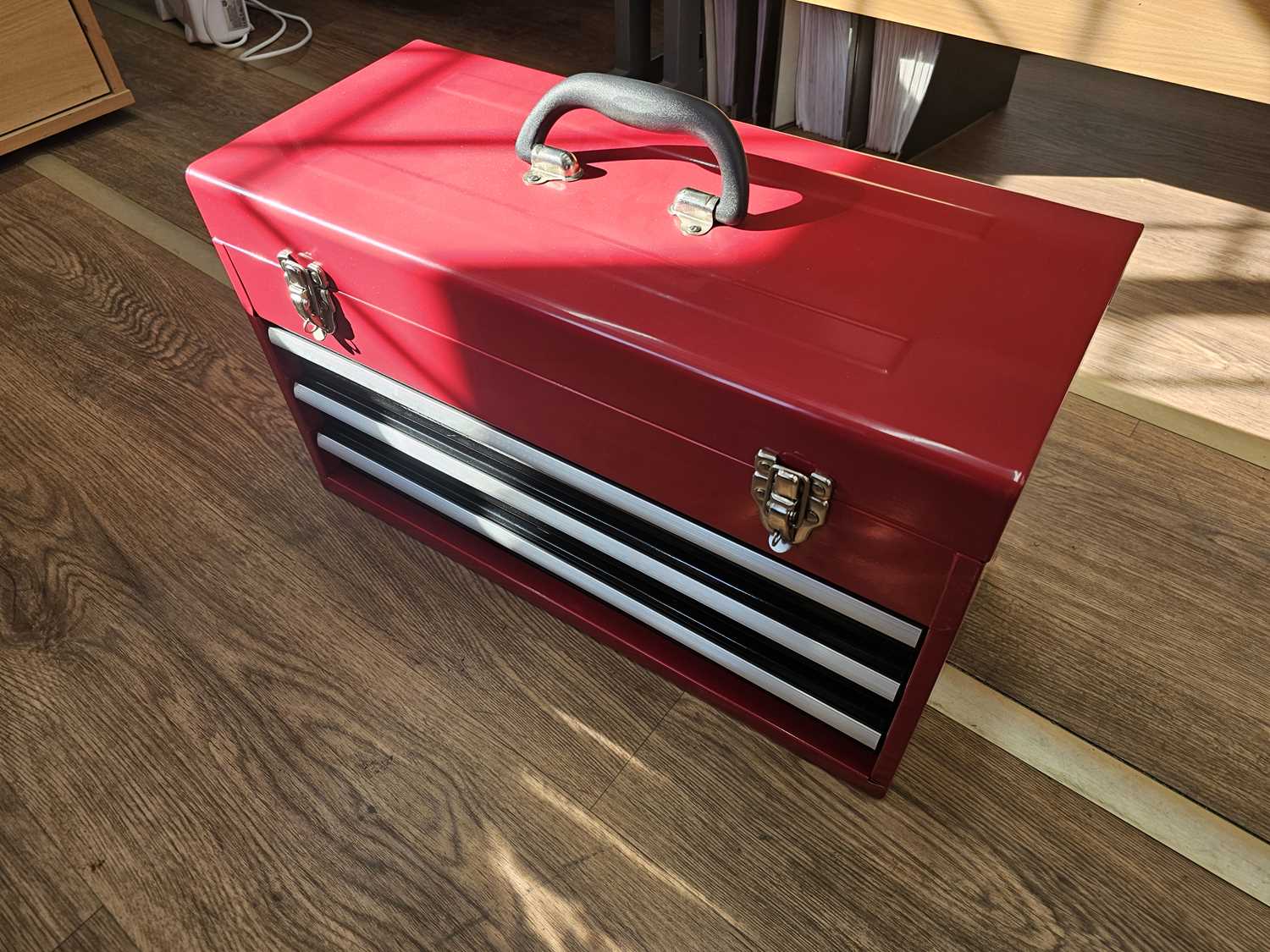 Unused Halfords 3 Drawer Portable Tool Chest