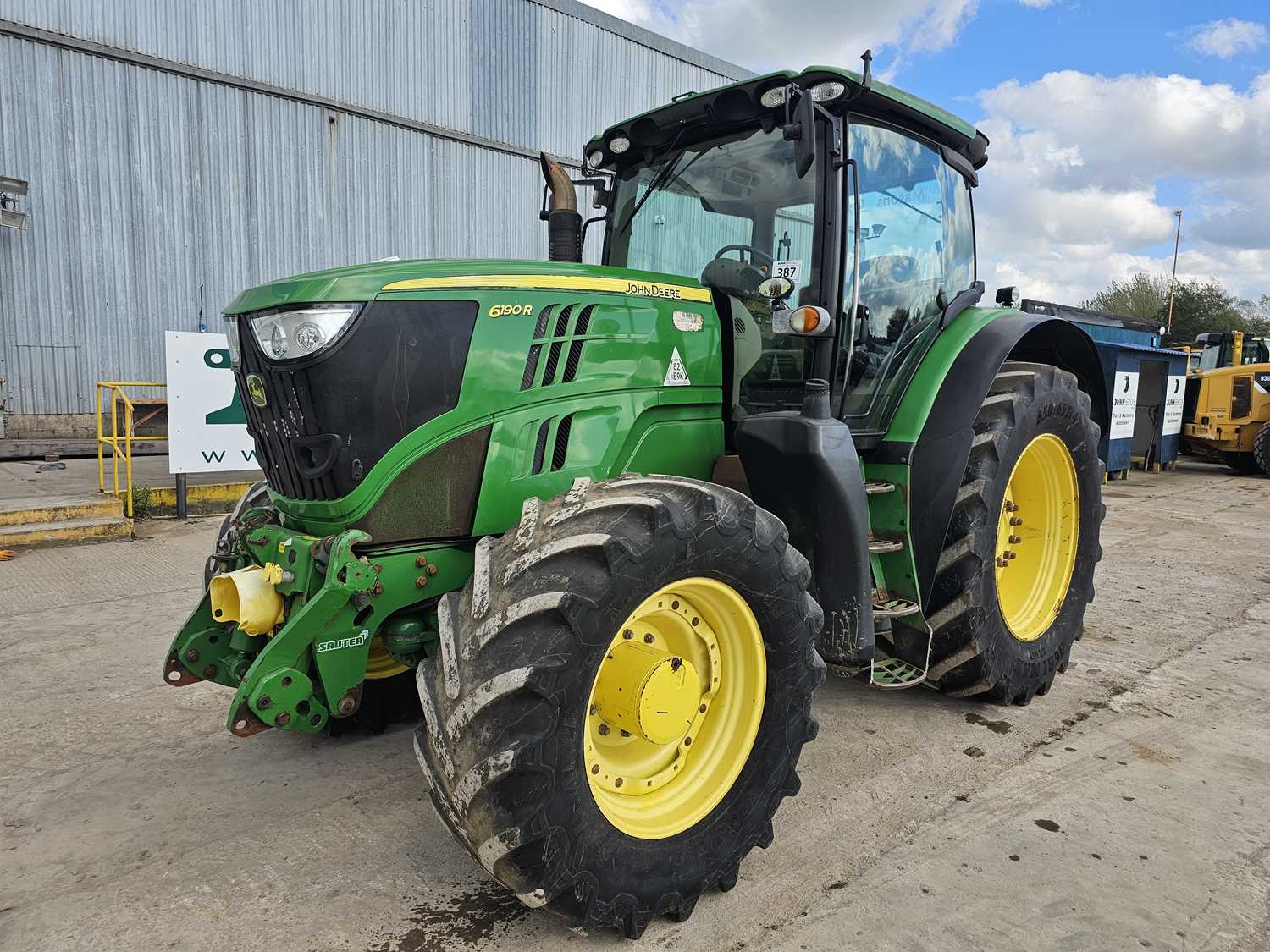 John Deere 6190R 4WD Tractor, Front Linkage & PTO, TLS,