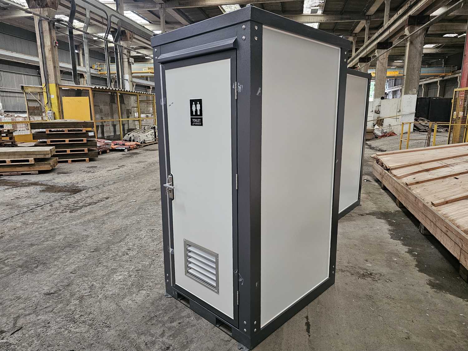 Unused Single Toilet Block