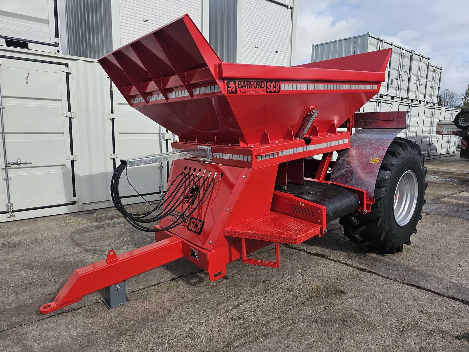 Unused 2024 Barford SC8 10 Ton Single Axle Stone Cart