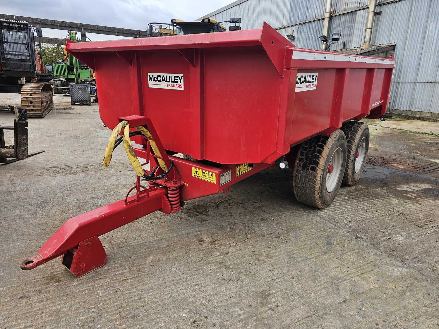 2022 McCauley A2GP14 14 Ton Twin Axle Dump Trailer,