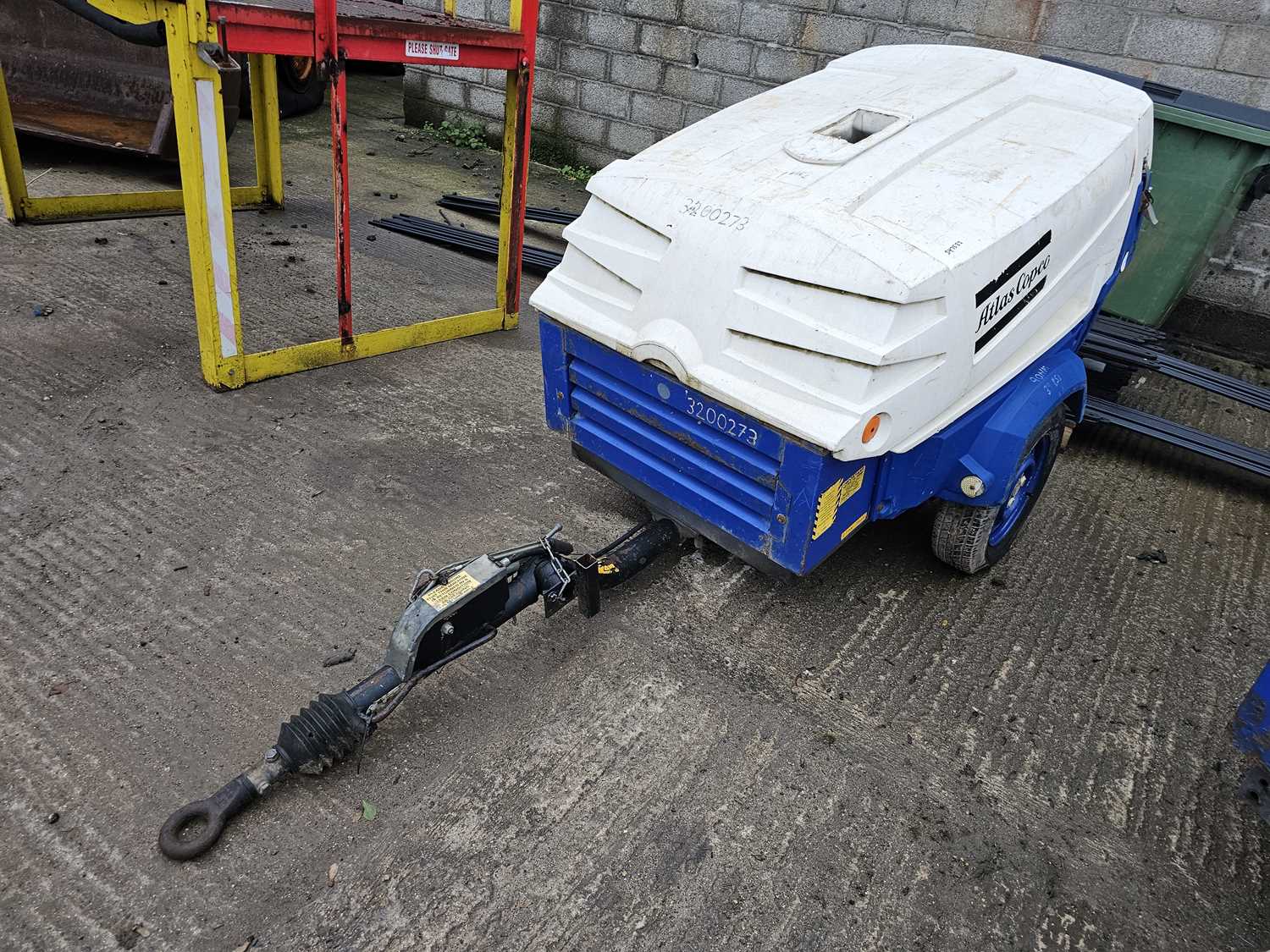 2014 Atlas Copco XAS47 Single Axle 2 Tool Compressor