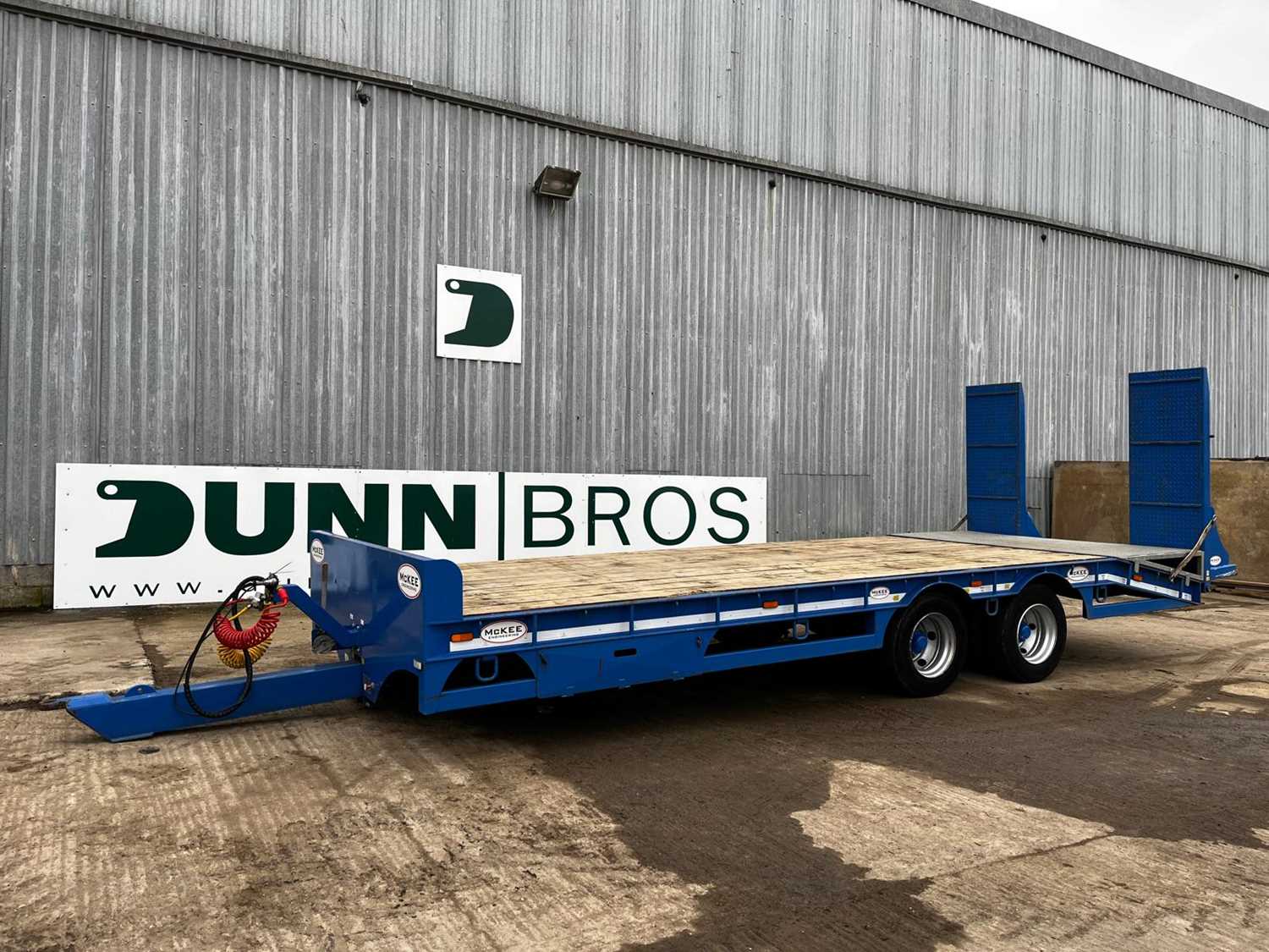 2021 McKee 19T Twin Axel Low Loader, Air & Hydraulic
