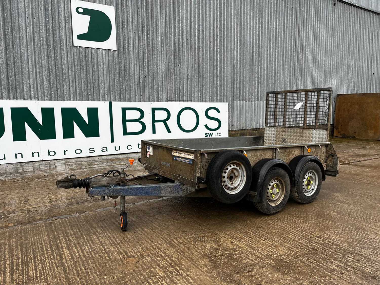 Ifor Williams GD84 DA Twin Axel Plant Trailer