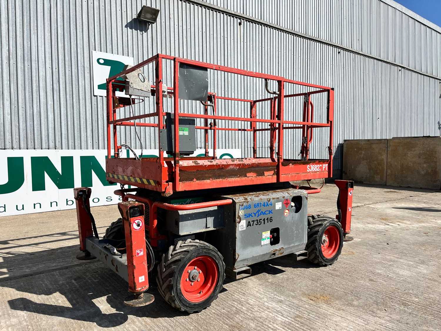 Lot 155 - 2016 Skyjack SJ6826 RT 4x4 Diesel Scissor