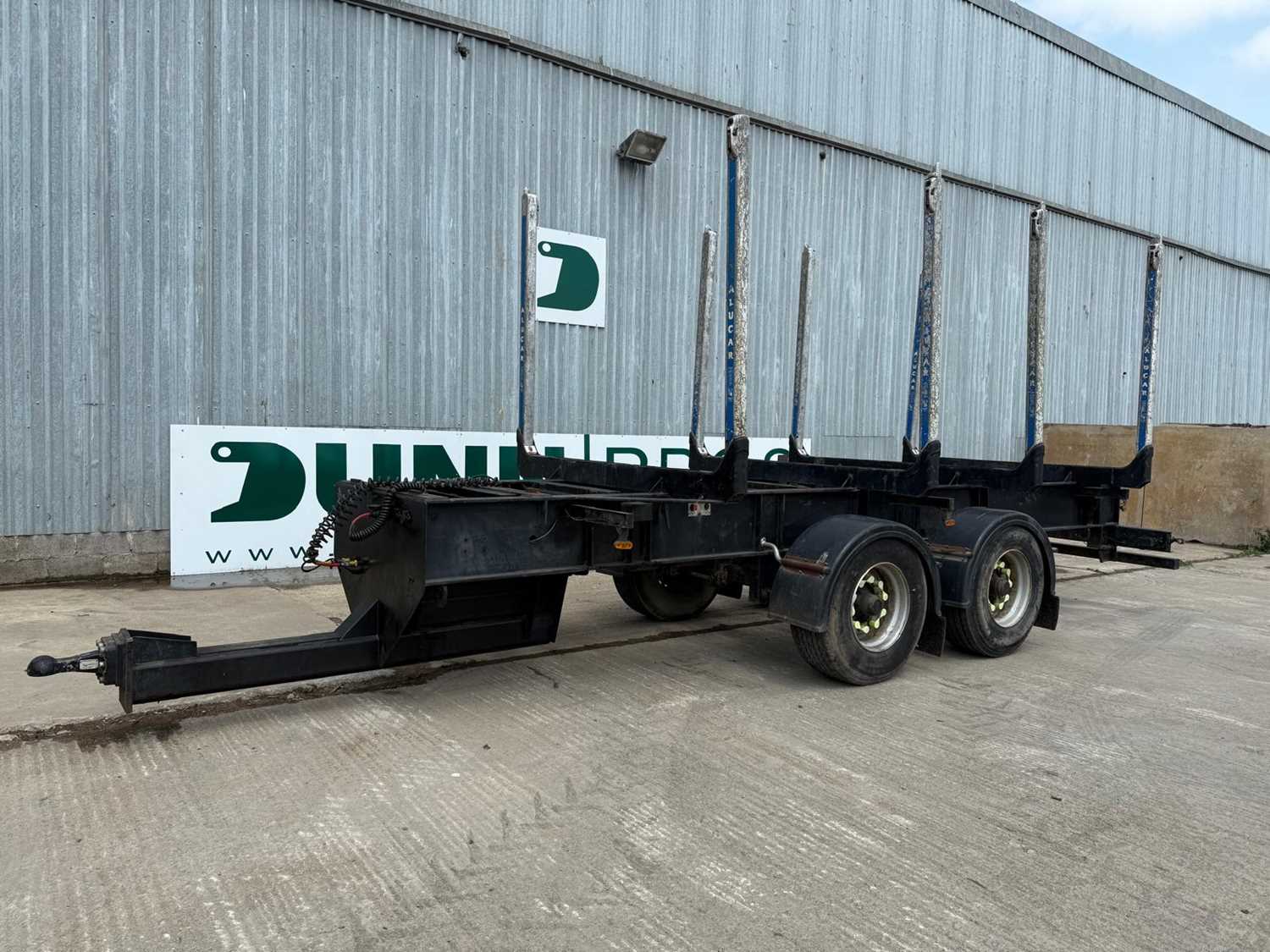Lot 135 - Knorr-Bremse Twin Axel Timber Trailer,