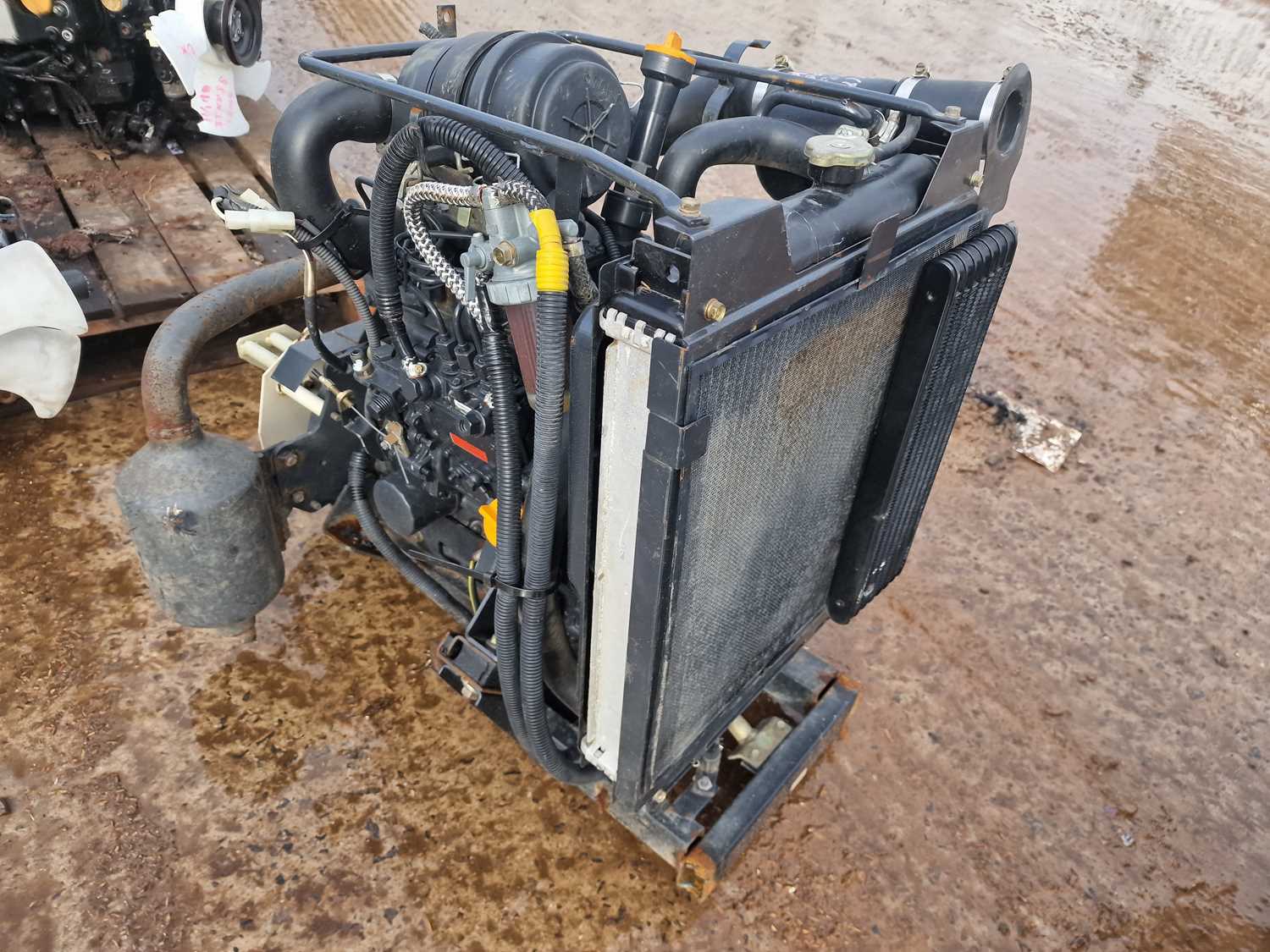 Lot 462 - Yanmar 3TNV76 3 Cylinder Diesel Engine,