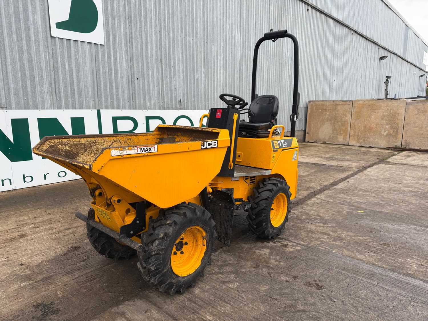 Lot 143 - 2022 JCB 1T-2S5 1 Ton High Tip Dumper, Roll