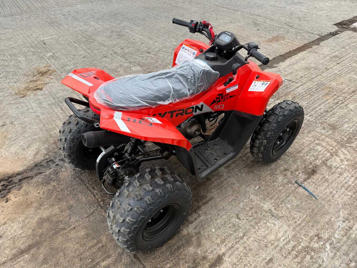 Lot 32 - New Skytron Cub 110cc Petrol Quad Bike,