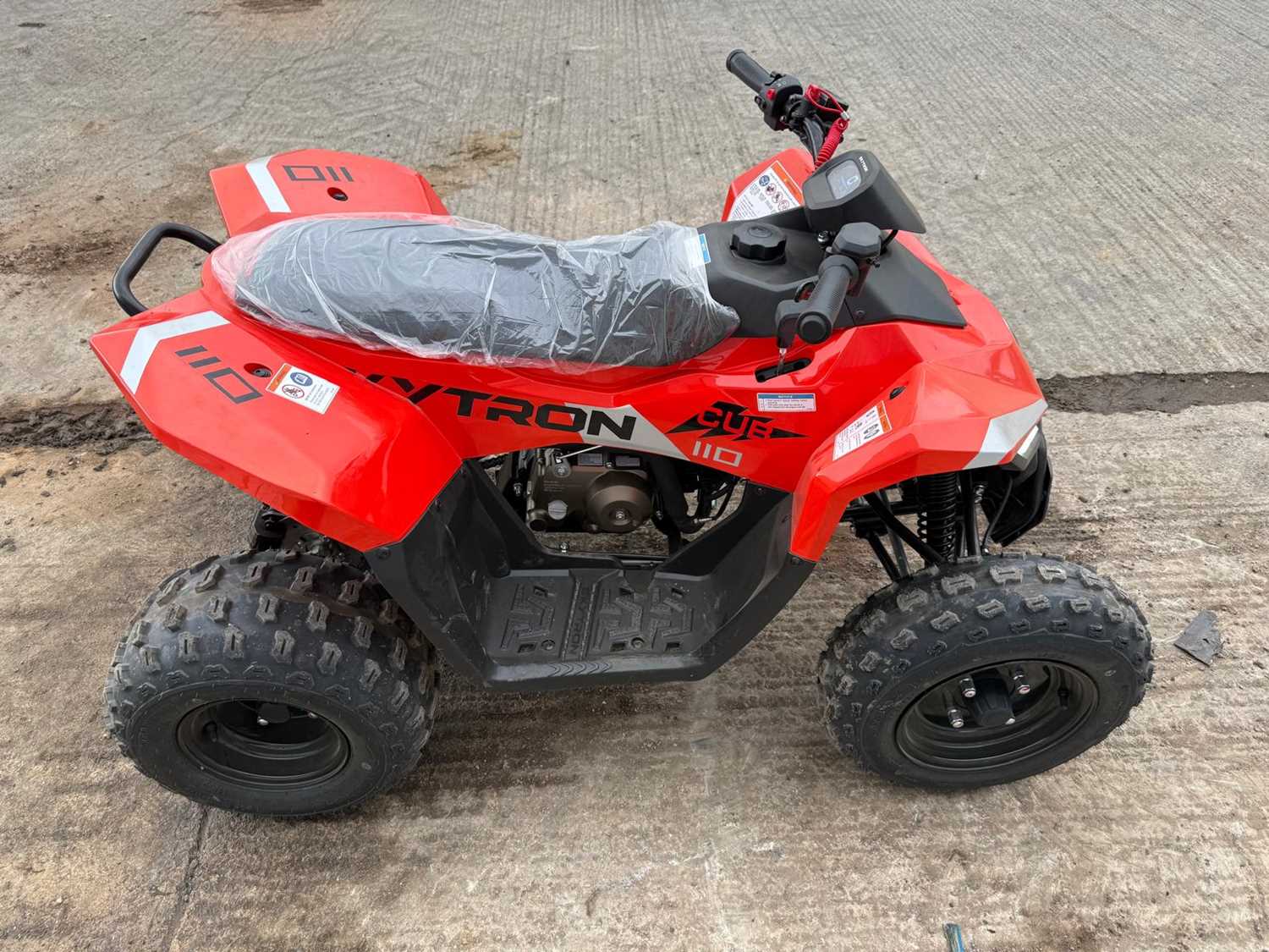 Lot 32 - New Skytron Cub 110cc Petrol Quad Bike,