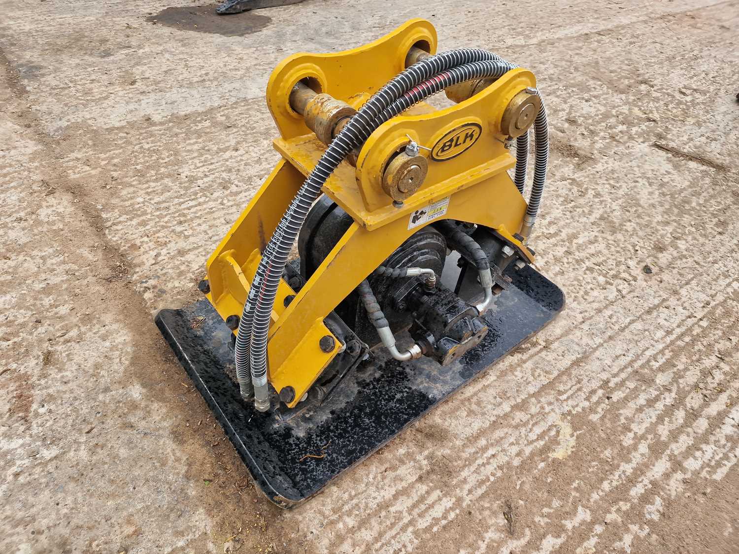 Unused 2023 BLK 04 Hydraulic Compaction Plate 45mm Pin