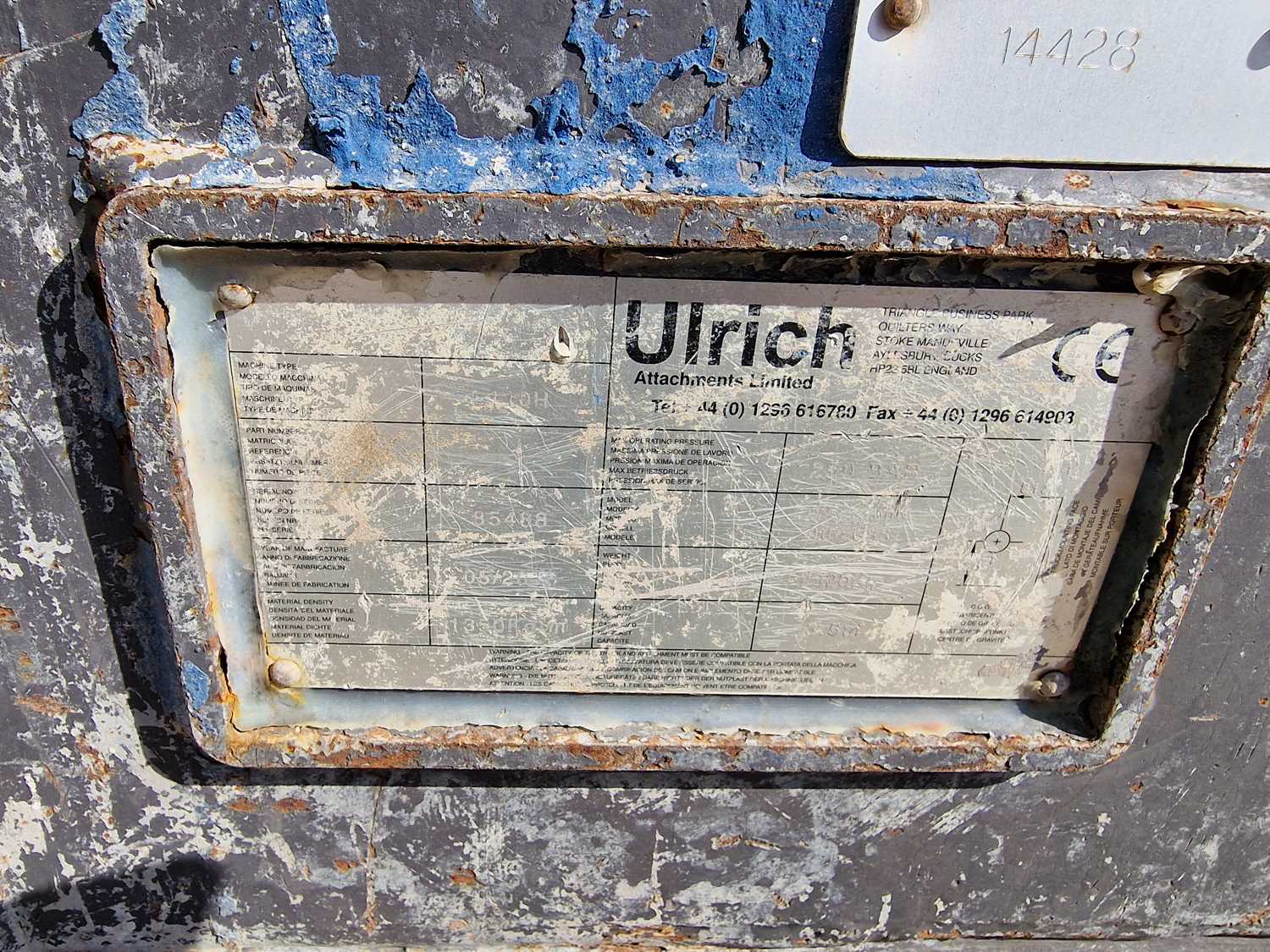 2016 Ulrich 116" Hi Tip Bucket to suit Volvo L110H