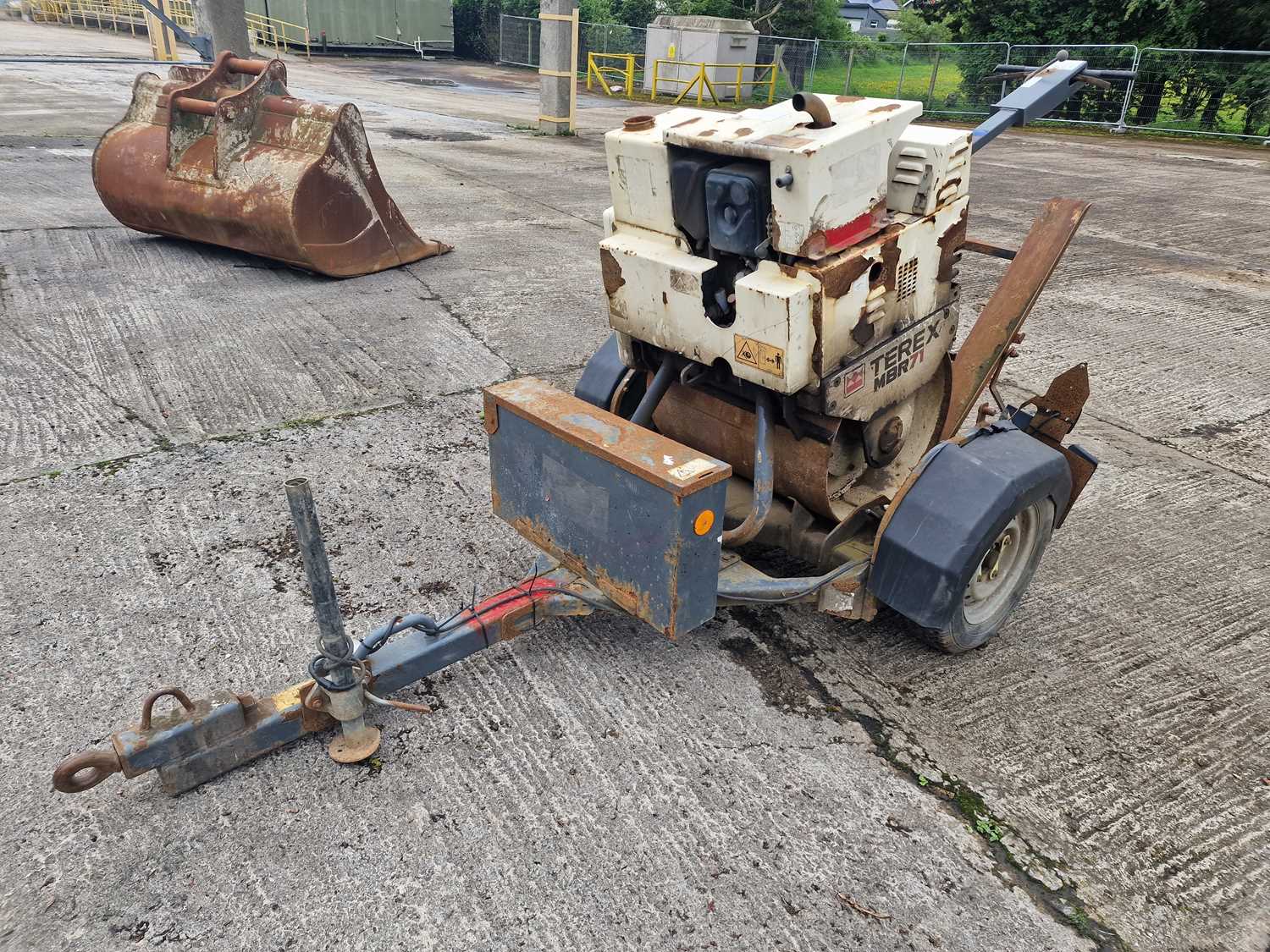 2016 Terex MBR71 Single Drum Vibrating Pedestrian