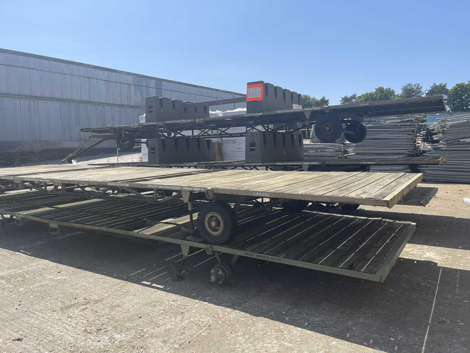 Twin Axle Aircraft Wing Trailer (1 of)