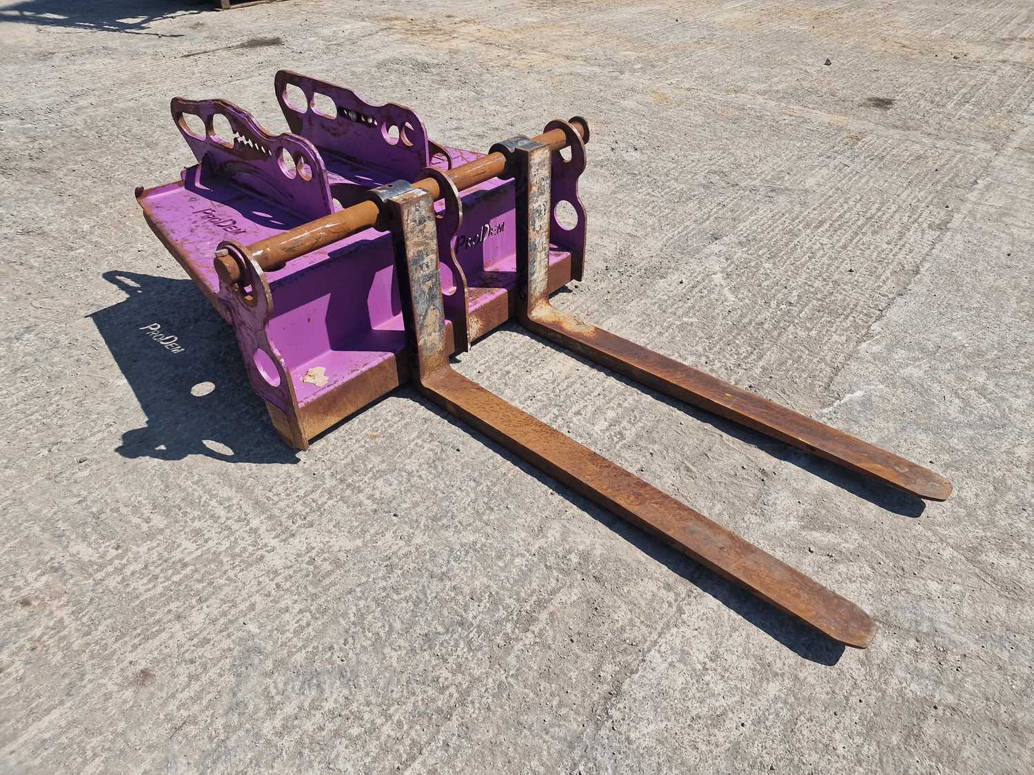 Prodem Floating Pallet Forks 65/80mm Pin to suit 13/20