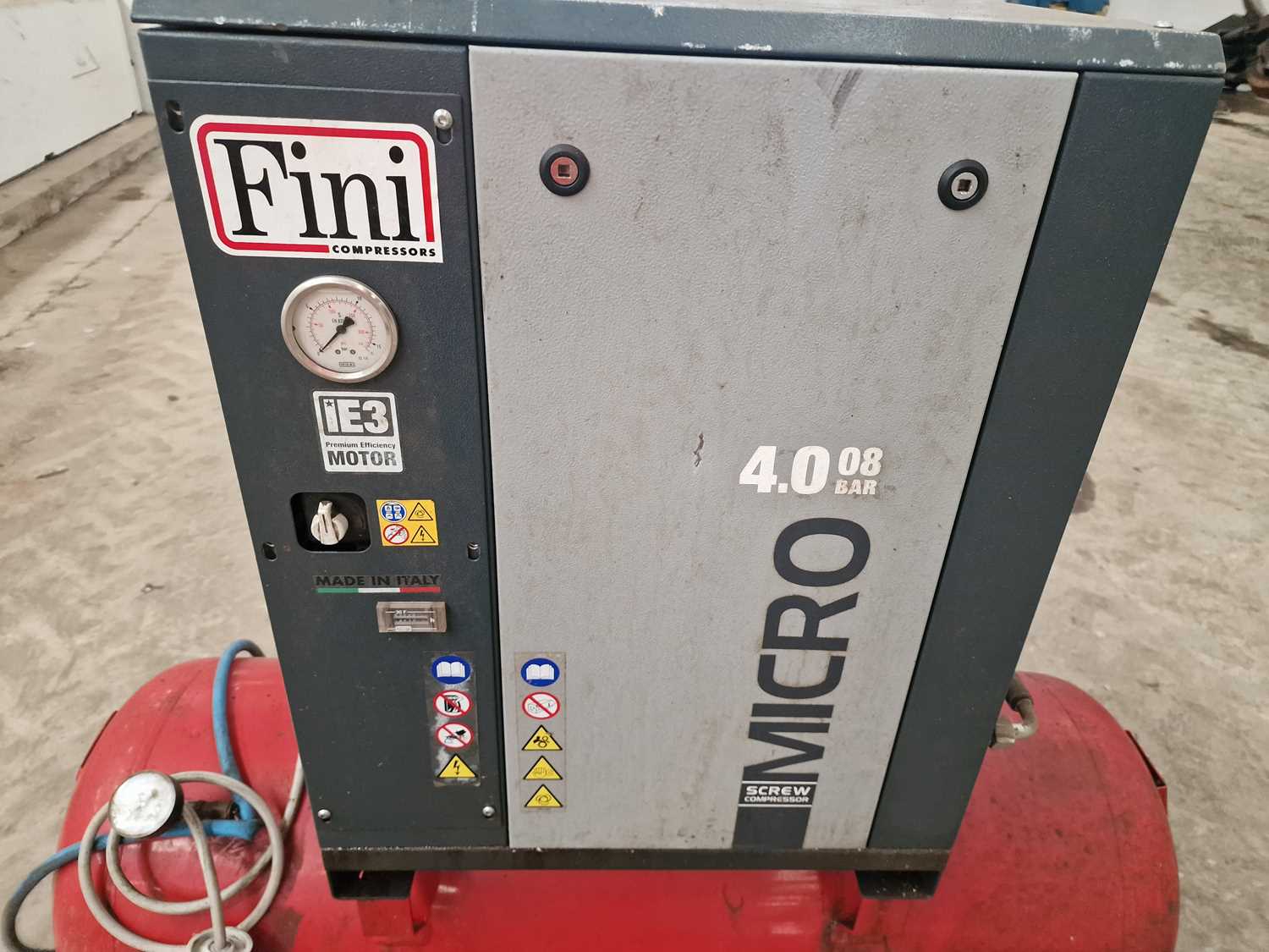 2016 Fini Micro 408-200 400Volt Screw Compressor