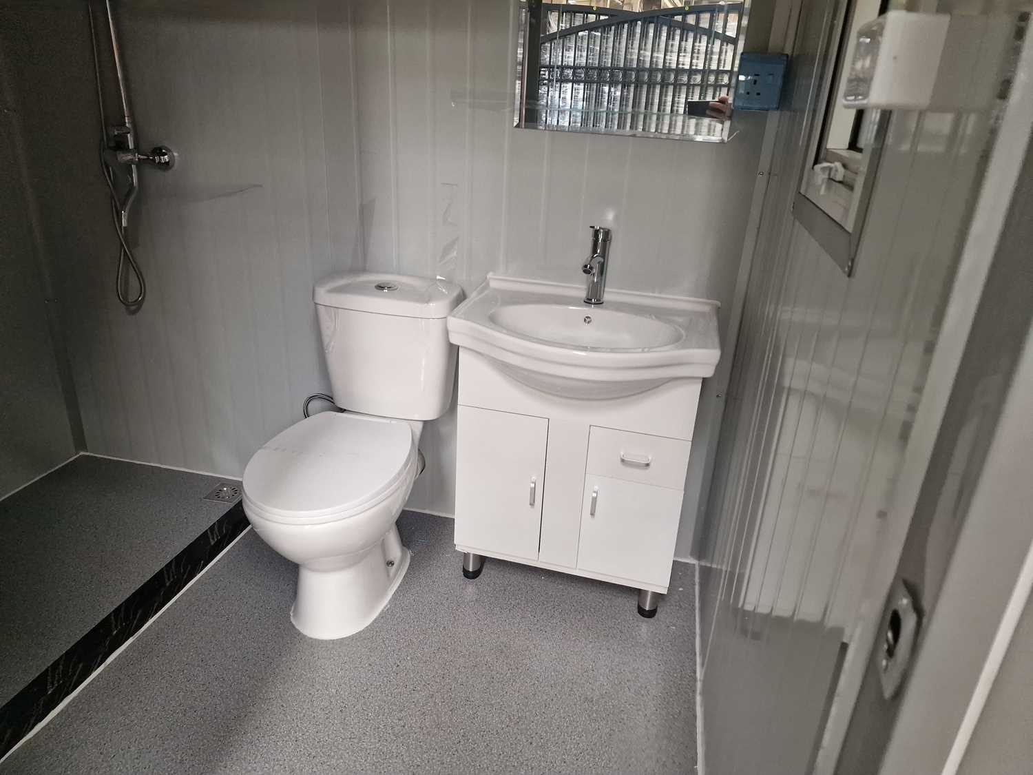 Unused Single Toilet Block, Shower