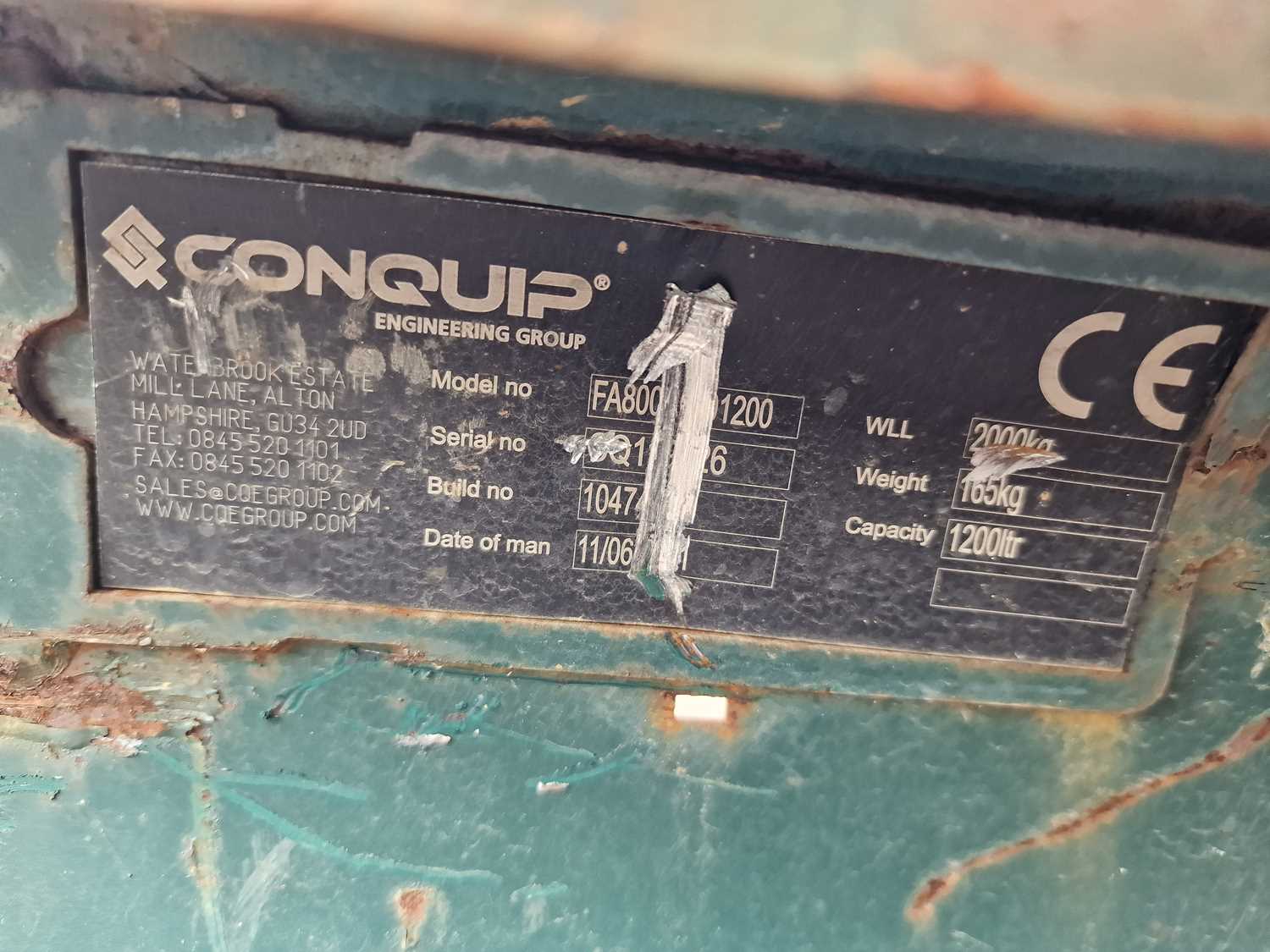 Lot 441 - 2021 Conquip 2000Kg Skip to suit Forklift