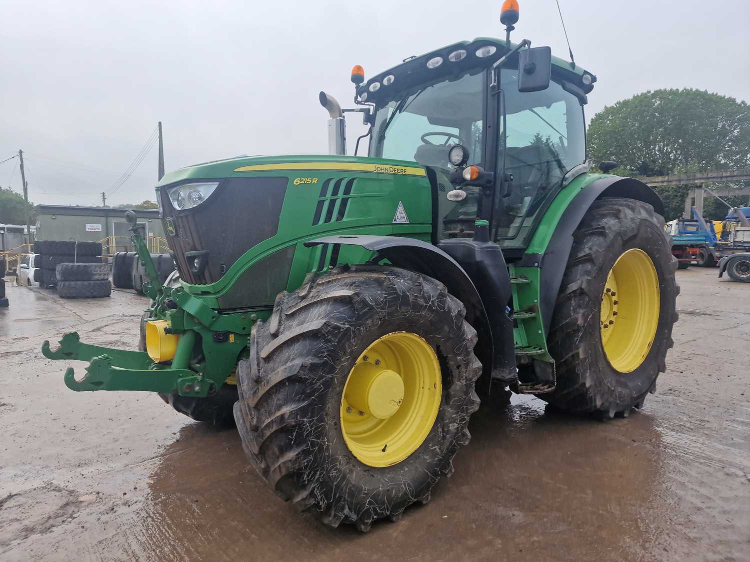 2015 John Deere 6215R, 4WD Tractor, 50K, Command arm,