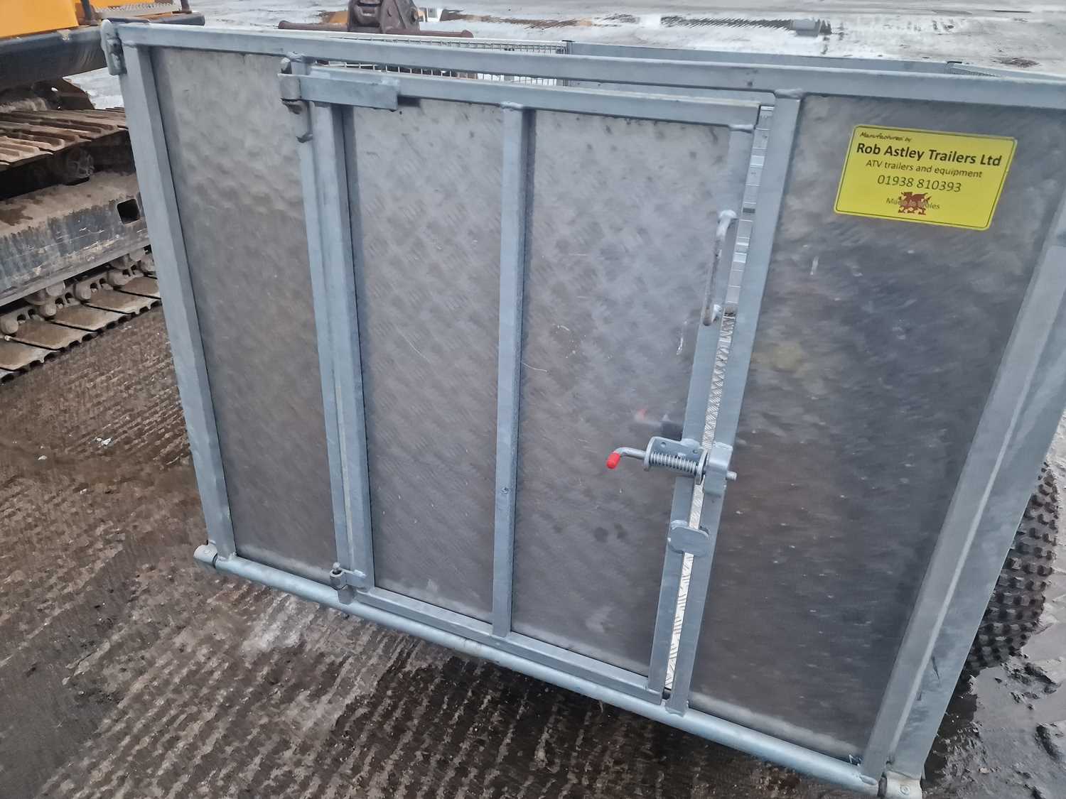 Lot 168 - Rob Astley 6x4 Single Axle Quad Trailer,