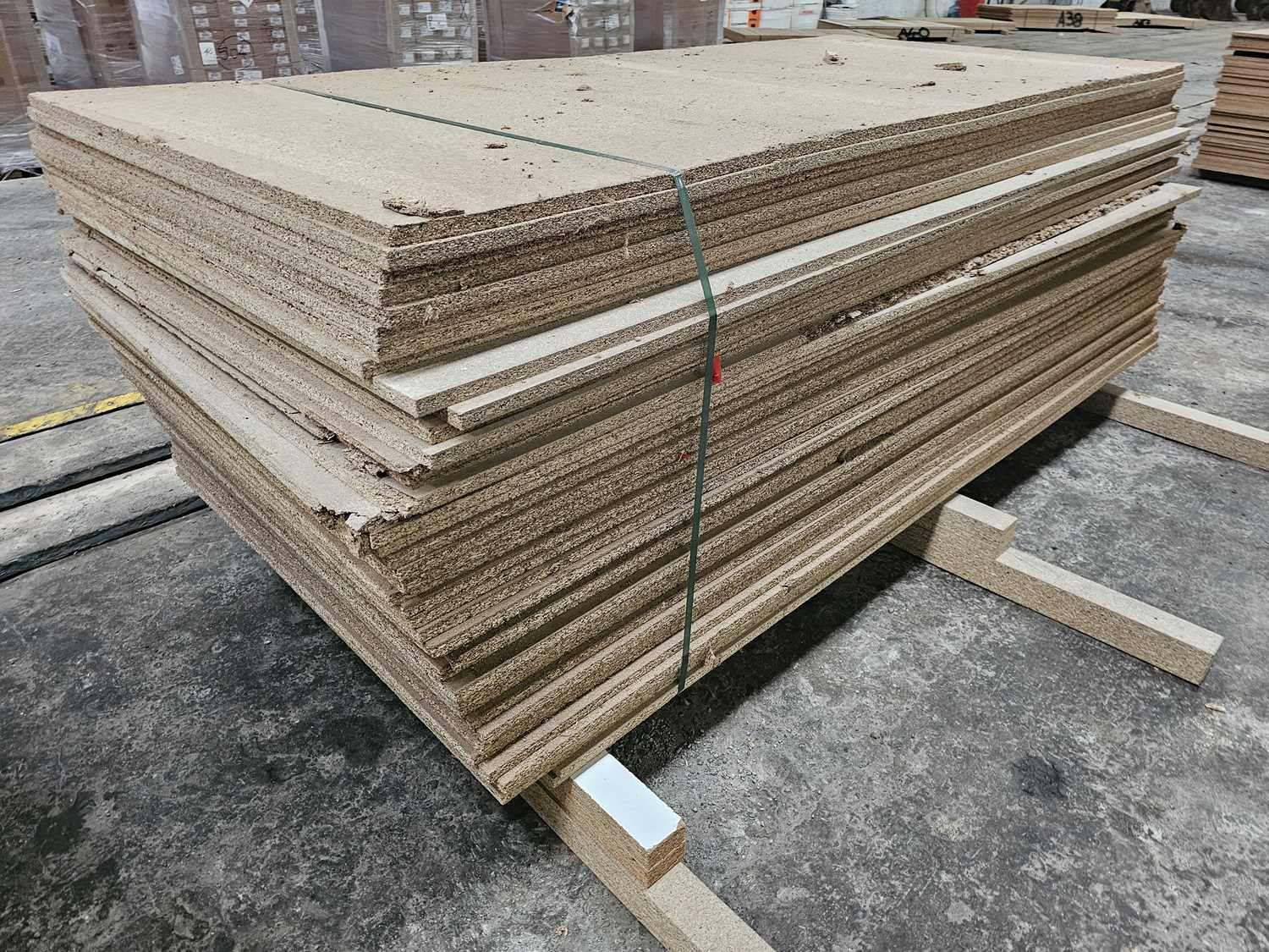 Lot 422 - Selection of Chip Board Sheets (245cm x