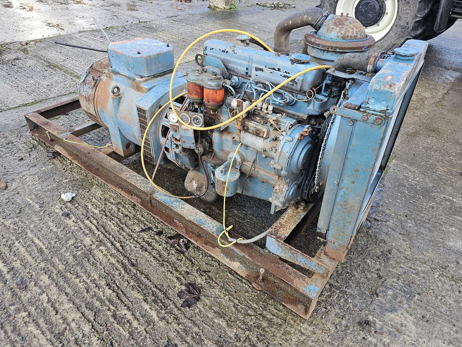 Lot 338 - Skid Mounted Generator, Ford Engine