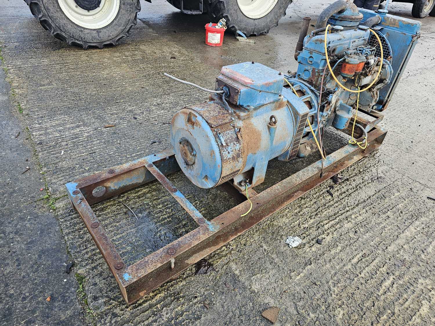 Lot 338 - Skid Mounted Generator, Ford Engine