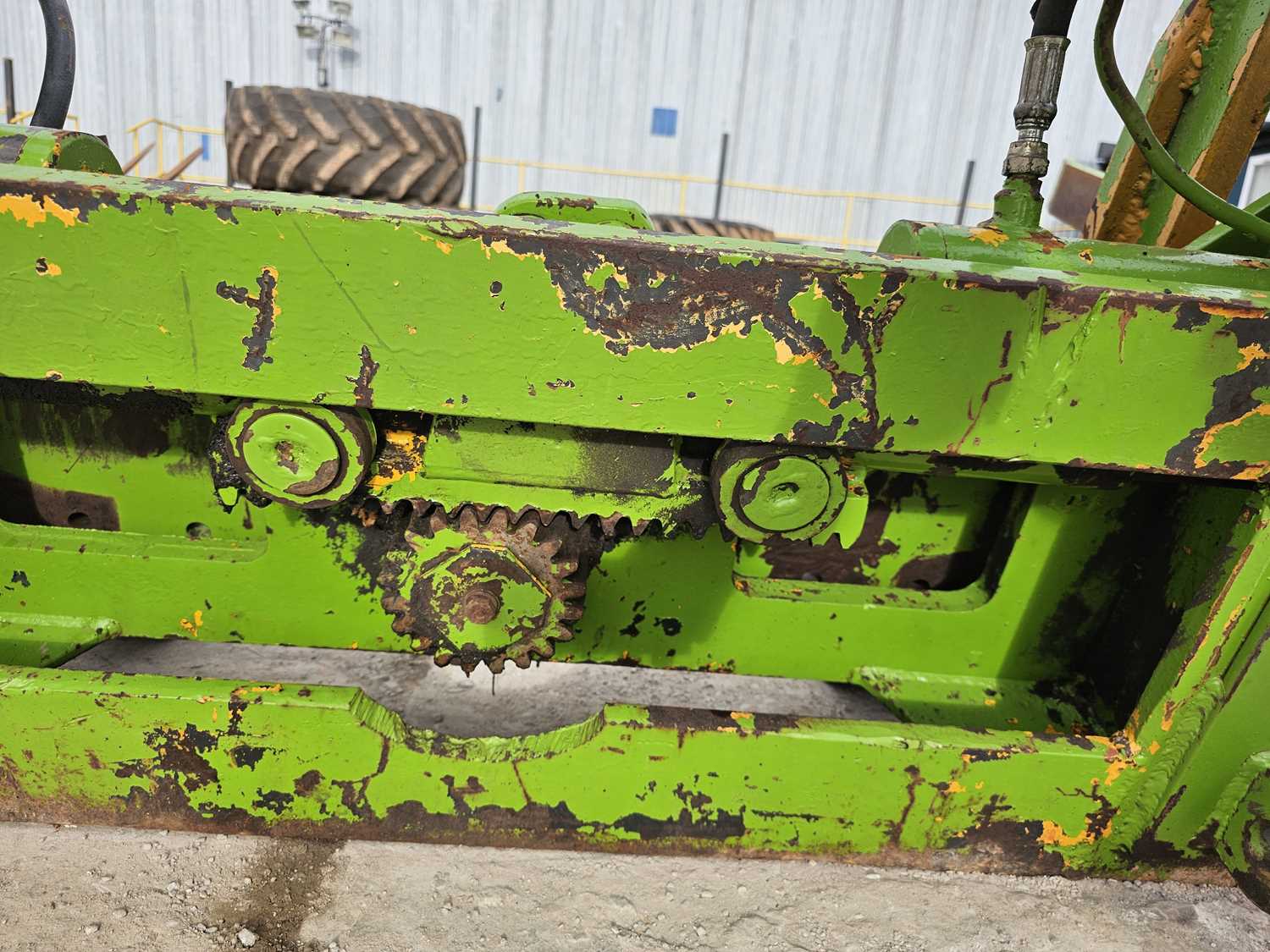 Lot 538 - Hydraulic Box Turner Forks to suit JCB