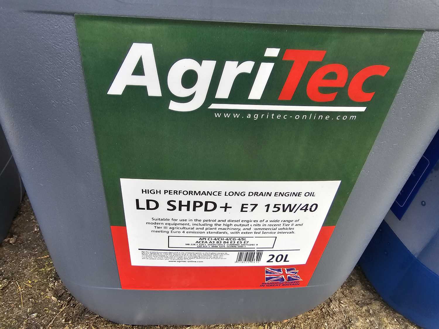 Lot 107 - Unused 20 Litre OB High Performance Long