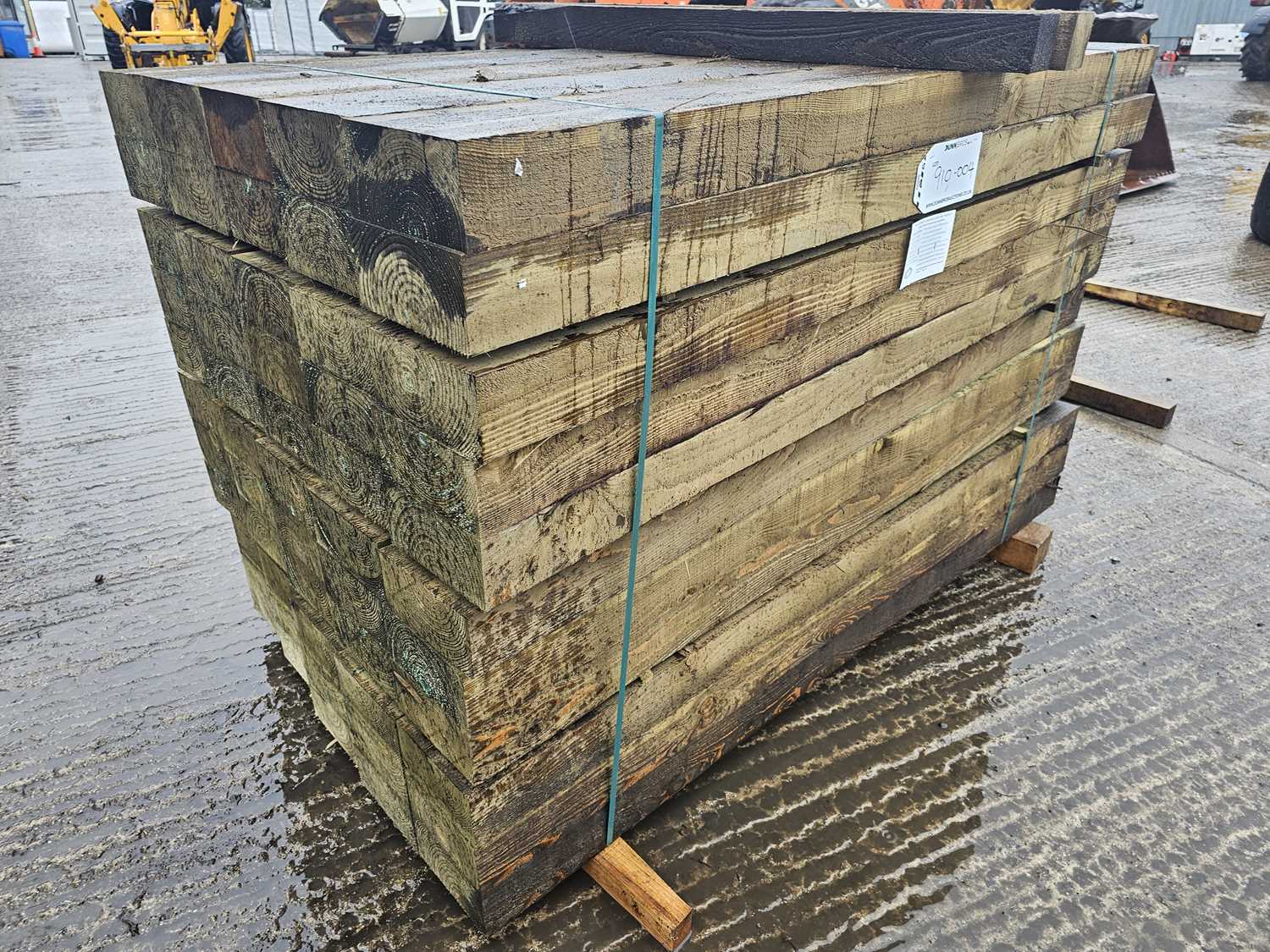 Wood Sleepers (95mm x 195mm x 1800mm)(55 of)
