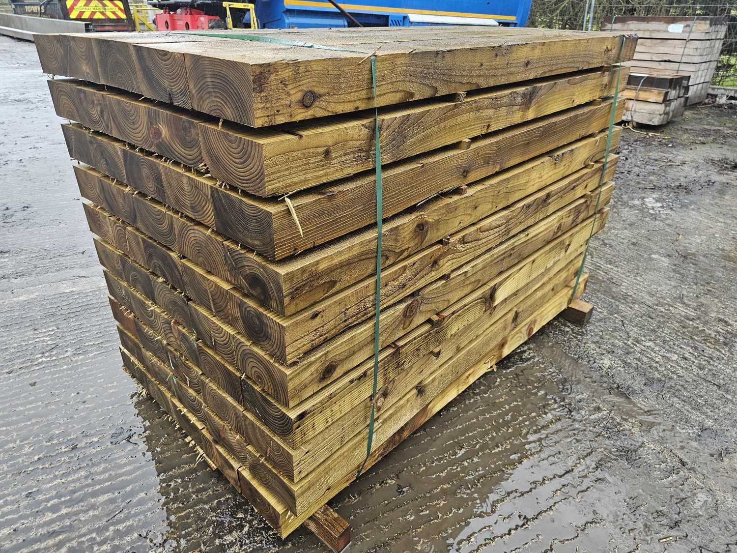 Wood Sleepers (95mm x 195mm x 1800mm)(50 of)