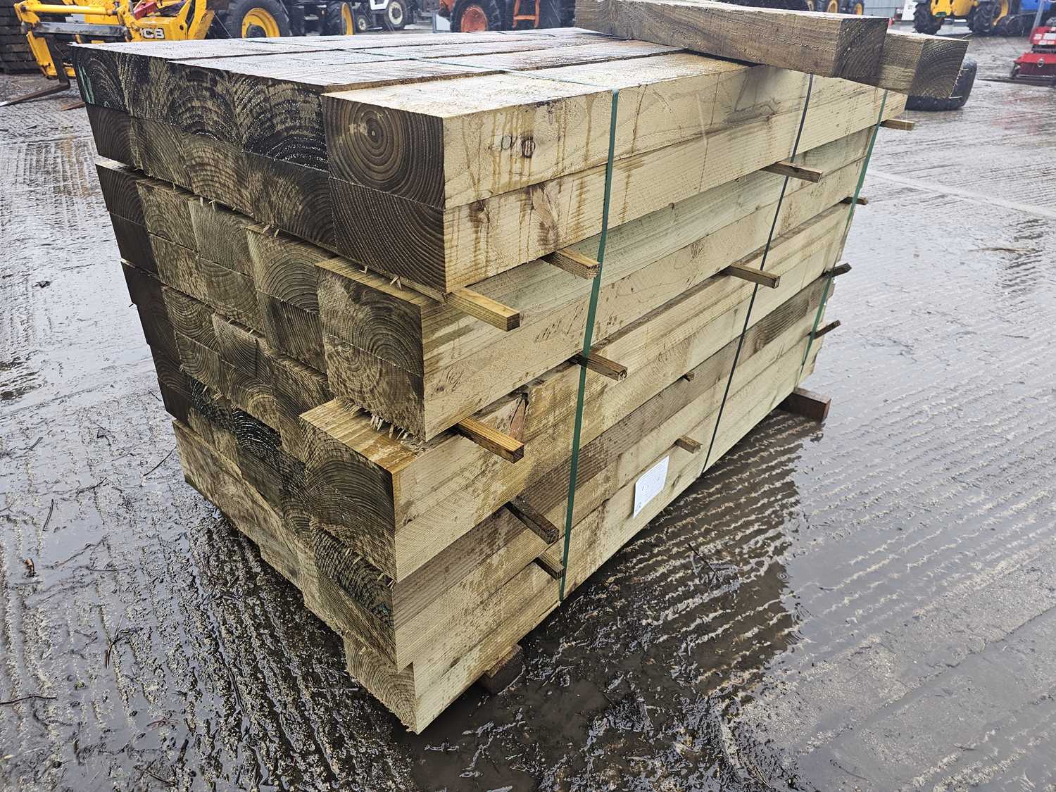 Wood Sleepers (95mm x 195mm x 1800mm)(50 of)