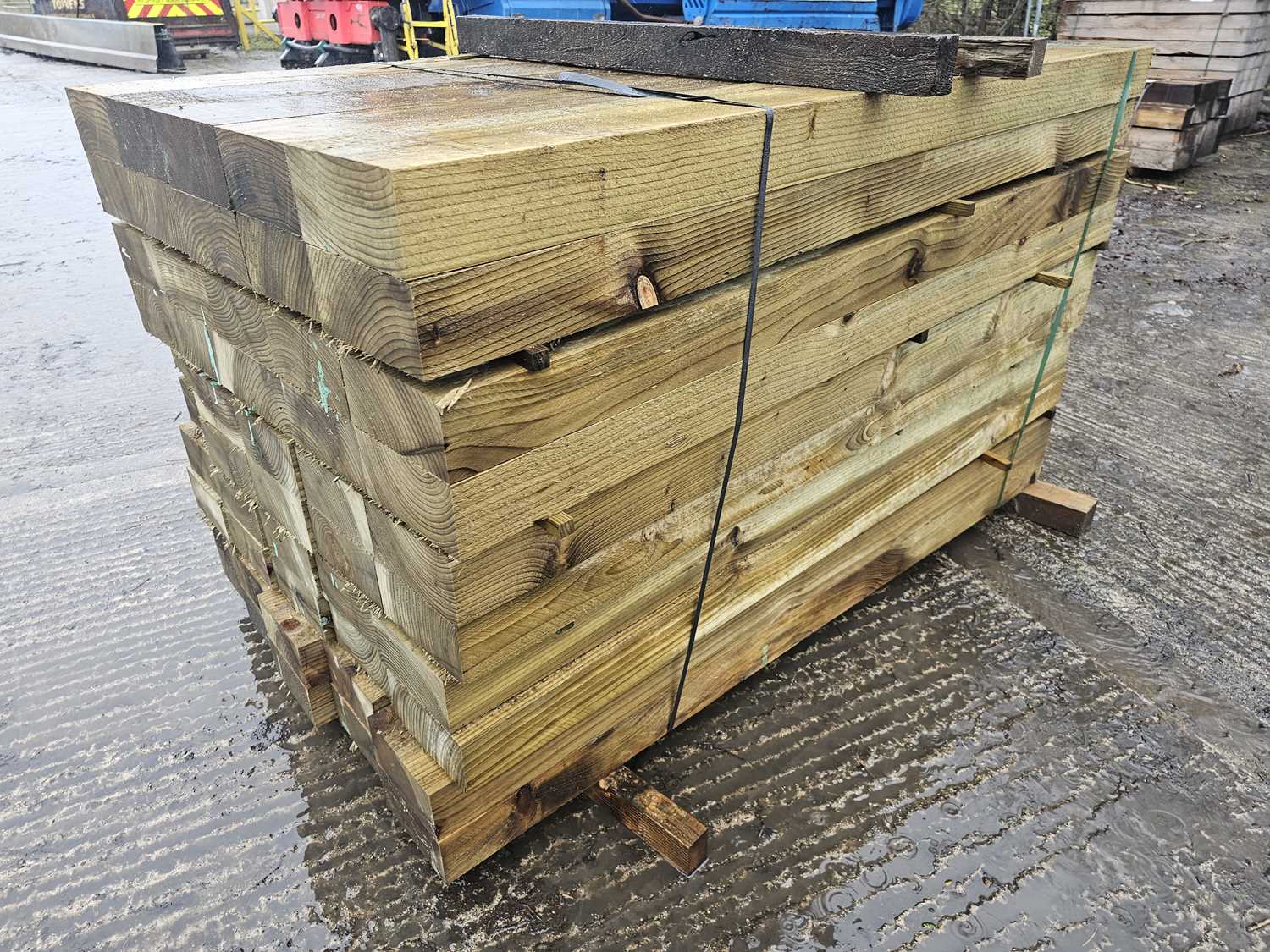 Wood Sleepers (95mm x 195mm x 1800mm)(50 of)