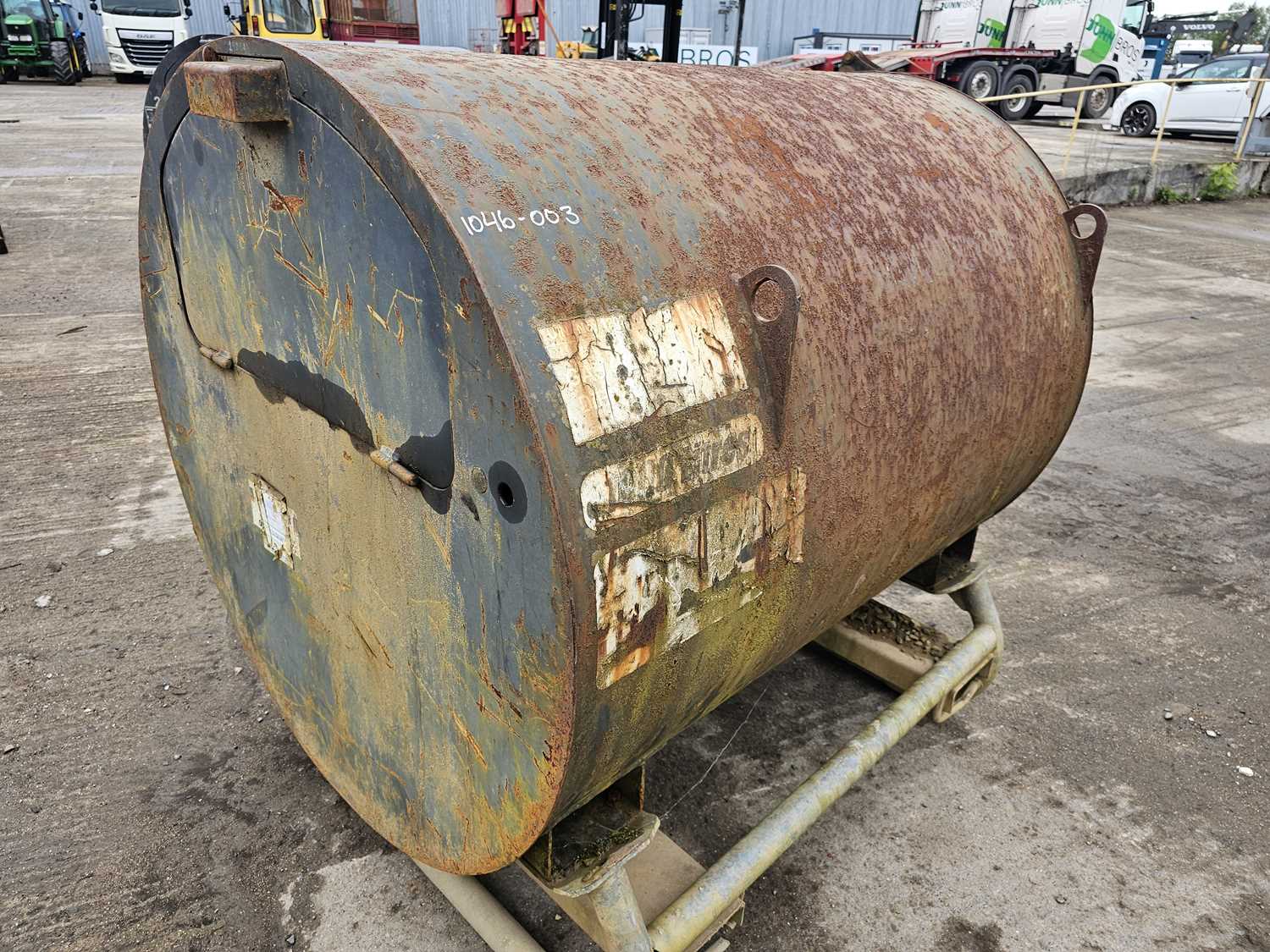 Fuel Proof 1000 Litre Static Bunded Fuel Bowser,