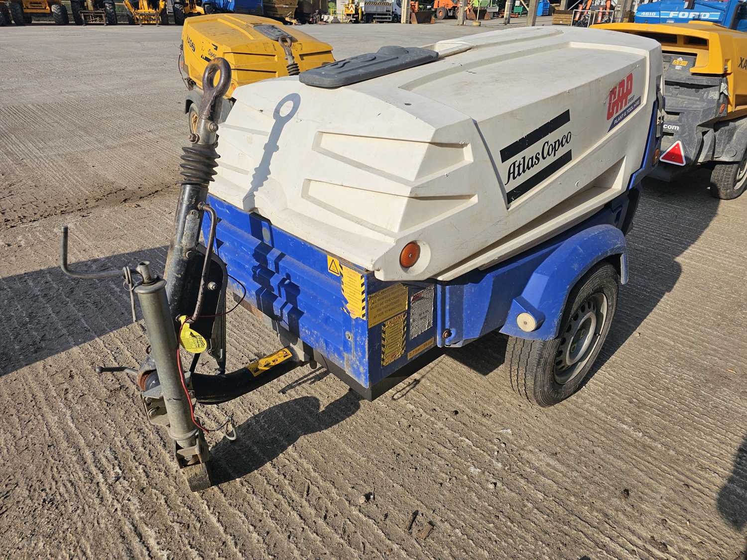 Lot 259 - 2014 Atlas Copco XAS47KD 92CFM Single Axle 2