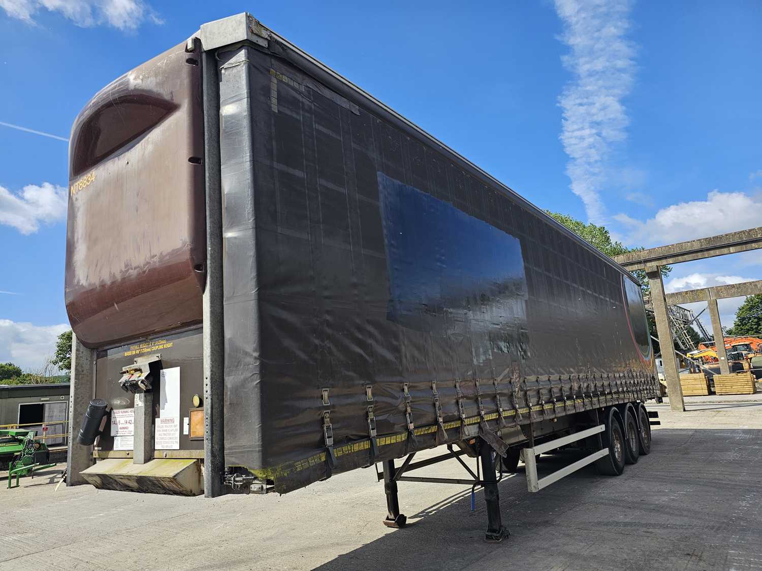2013 Cartwright CTA.39A Tri Axle Curtainsider Trailer