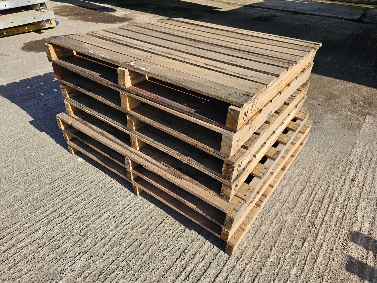 1200 x 1200 Pallets (3 of), 1100 x 1100 Pallets (4 of)